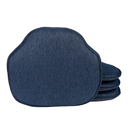 Klear Vu Omega Non-Slip Windsor Chair Cushions with Skid-Proof Seat Pad ...