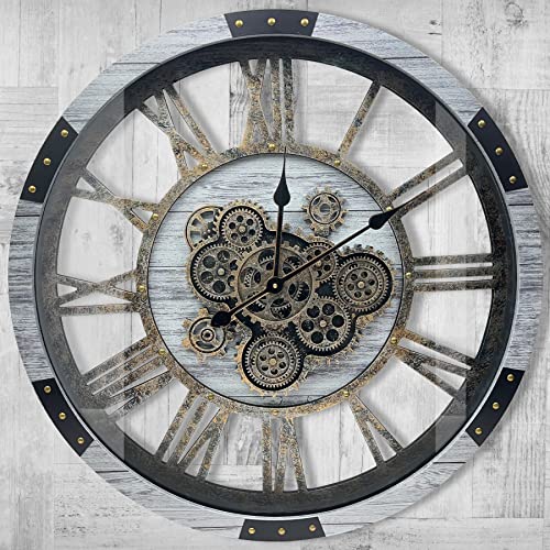 clock gears moving