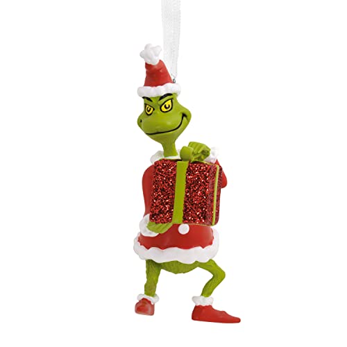 Hallmark Dr. Seuss How The Grinch Stole Christmas! Grinch with Present ...