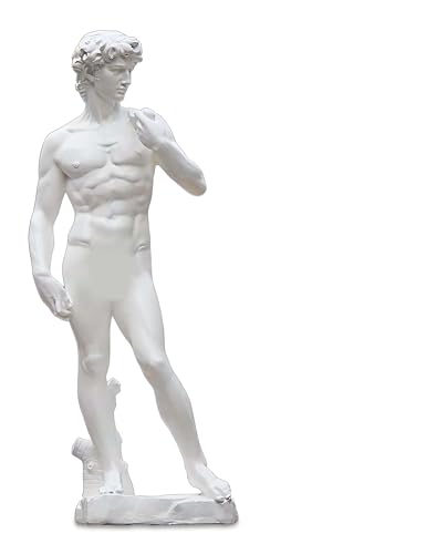 Palmetto Housewares Sculpture of David Whole Body Replica, White Color ...
