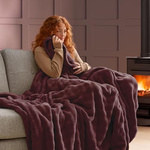 Silentnight Snugsie Bubble Fleece Giant Blanket - Snuggly Warmth ...