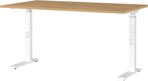 Germania Desk 7904-552, in Grandson oak repro/White, me. height ...