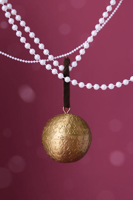 nkuku Manya Metal Round Bauble by Anthropologie | ufurnish.com