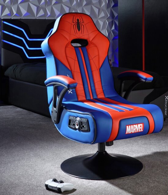 X Rocker Elite 2.1 Audio Gaming Chair - Marvel Spider-Man by Argos ...