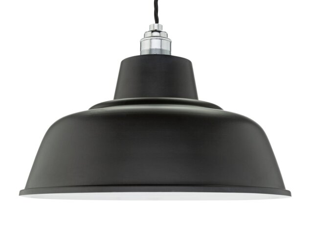 Argos Home Black Metal Easy Fit Lampshade - 30cm by Argos | ufurnish.com