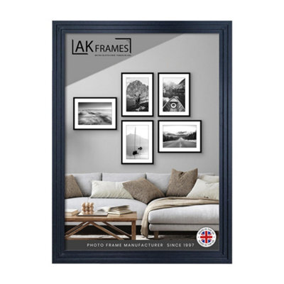 15X9 Black Modern Step Picture Frame - Perfect For Posters, Photos And ...