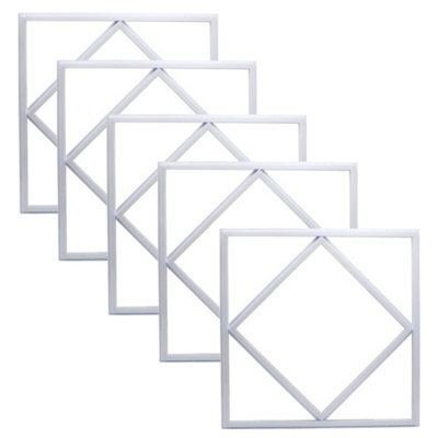 Brightex LED Brightex,pack Of 5 Led Panel Light Diamond 600X600mm 72W ...
