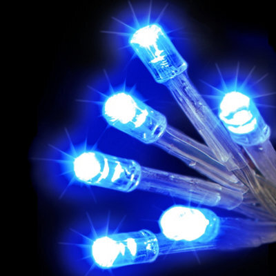 Snowtime 20 Blue Led Static Lights Battery Operated Christmas Lights by ...