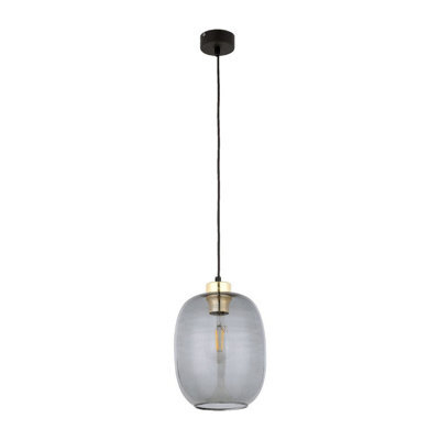 Luminosa Lighting Luminosa Omega Dome Pendant Ceiling Light Black, Gold ...