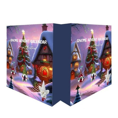 New Christmas Gnome Advent Calendar 24 Pieces Gnome Christmas Countdown ...