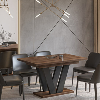 Modern Extendable Dining Table Lara 130 To 210 Cm Stirling Oak by B&Q ...