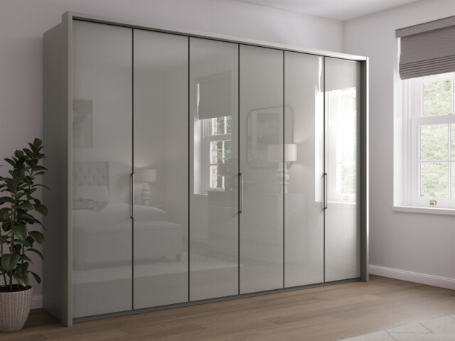 Sicily 6 Door Bi-Fold Wardrobe by Bensons for Beds | ufurnish.com