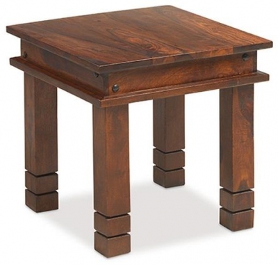 Indian Sheesham Chunky Side Table by Choice Furniture Superstore ...