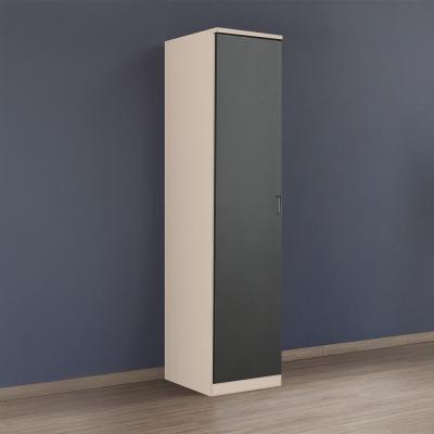 Rauch Celle Matt 47cm 1 LH Door Wardrobe - Champagne and Metallic Dark ...