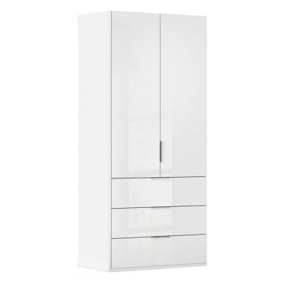Rauch Miramar Type-5 101cm 2 Door Wardrobe with Drawer - Alpine White ...