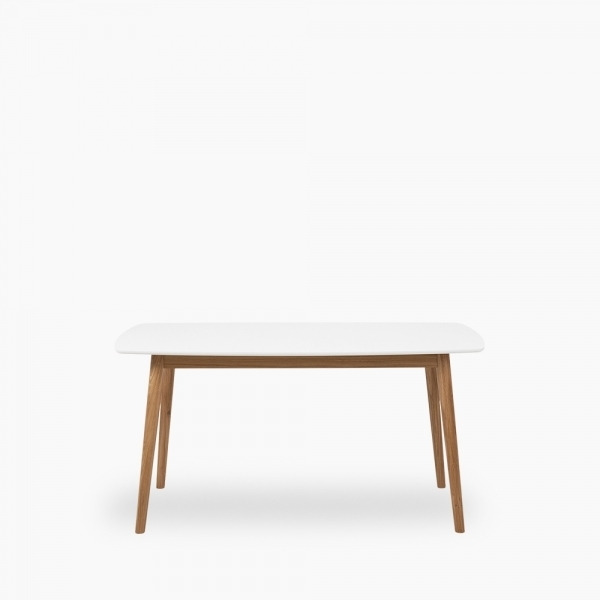 £40 Off Nagano 6 Seat Dining Table, White & Oak by Cult Furniture | ufurnish.com