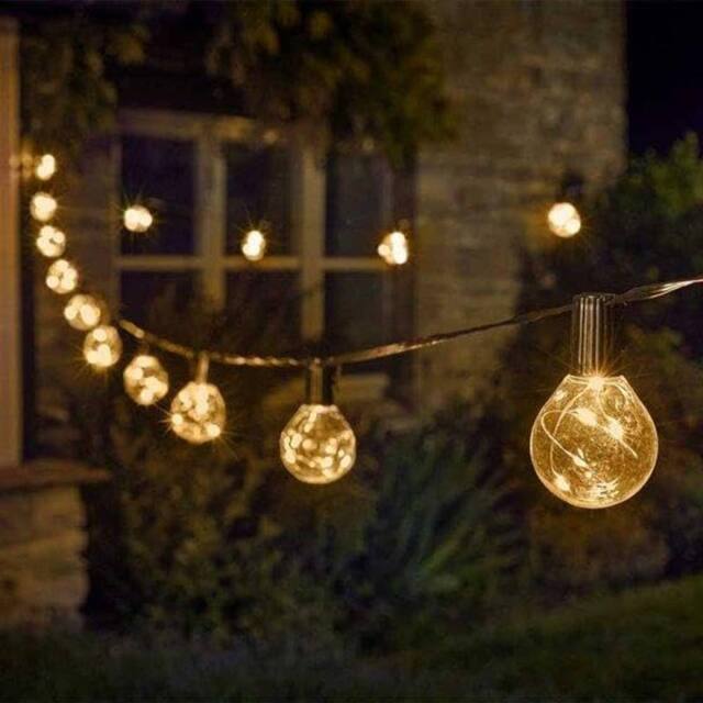 Marco Paul 14.5m Warm White Firefly Bulb Mains Powered String Lights in ...
