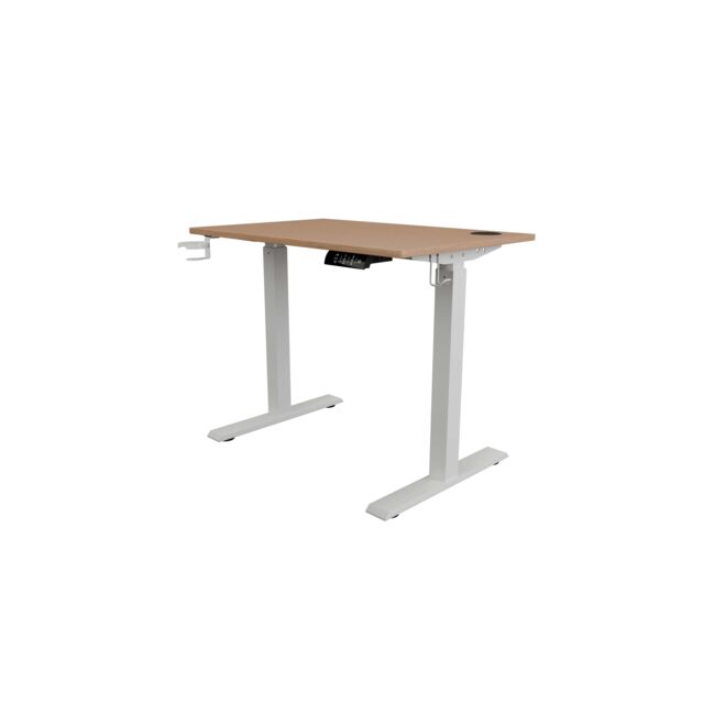 Gino Mini Sit Stand Smart Desk Ash by Debenhams | ufurnish.com