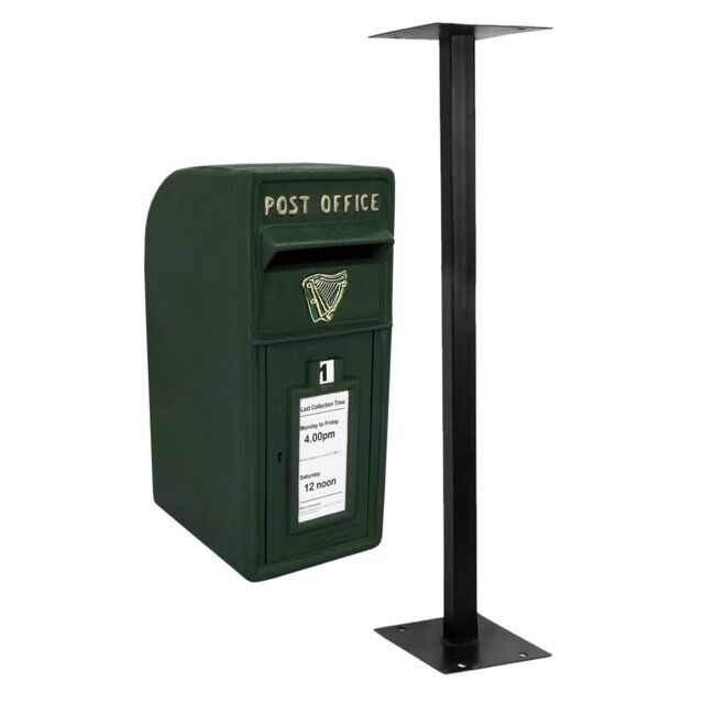 Monstershop Green Irish Post Box with Stand by Debenhams | ufurnish.com