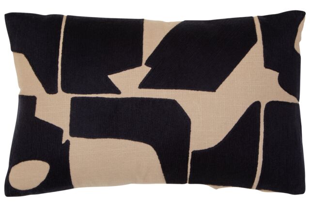 Orsina Bosie Ozella Natural & Black Cushion by Debenhams | ufurnish.com