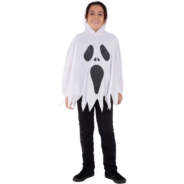 Smiffys Ghost Costume Poncho in White by Debenhams | ufurnish.com