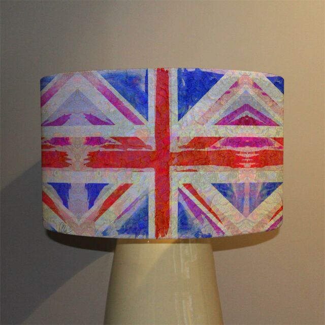 Benjamin Tate Design union jack ceiling lamp shade in Natural by ...