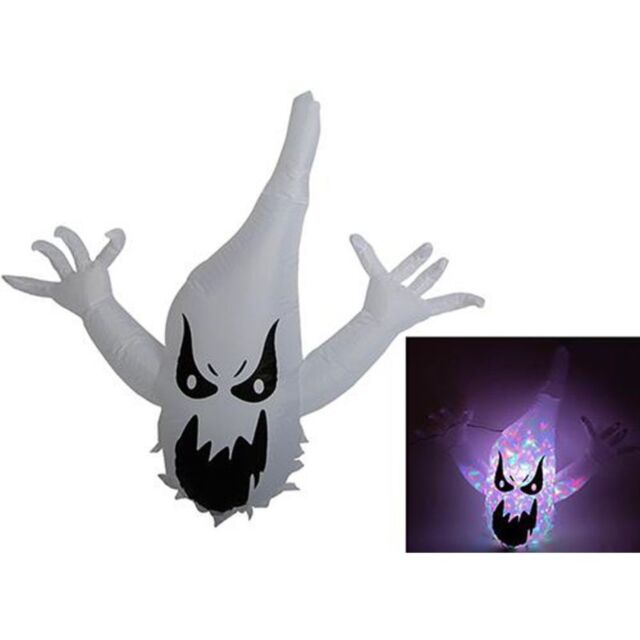 Inflatable LED Wall Ghost - 110cm Halloween Decor by Debenhams ...