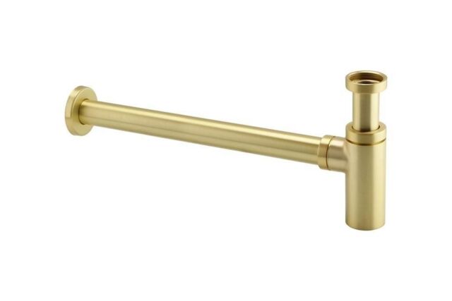 AQUARIUS FT Series Round Modern Basin Bottle Trap in Gold by Debenhams ...