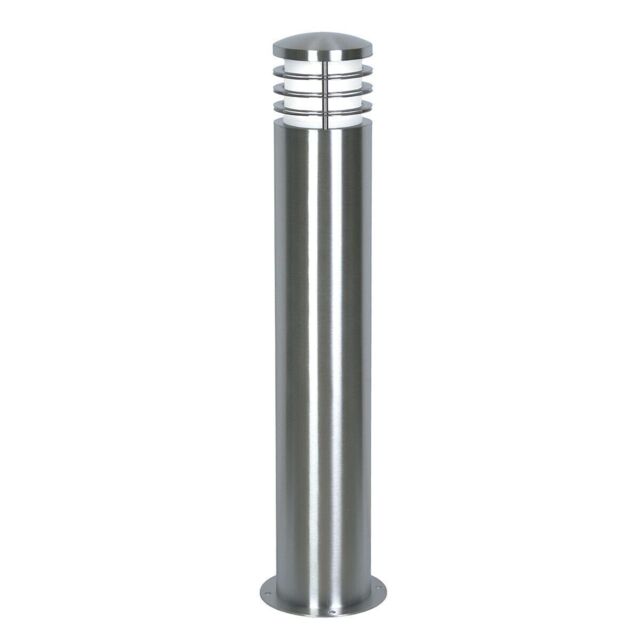 Loops Outdoor IP44 Bollard Light Stainless Steel LED E27 15W Bulb ...