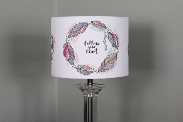 Benjamin Tate Design follow your heart ceiling lamp shade in Natural by ...