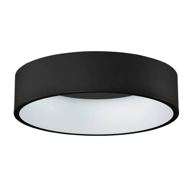 Netlighting Chiara Modern Cylindrical Ceiling Light LED 4000K in Black ...