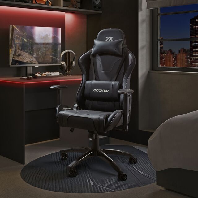 X Rocker Agility eSport Ergonomic Gaming Chair, Reclining, Adjustable ...