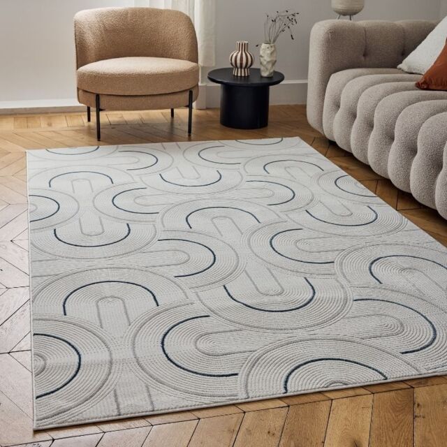 THE RUGS Carmel Modern Area Rugs & Runners Arch Design Soft Pile in ...