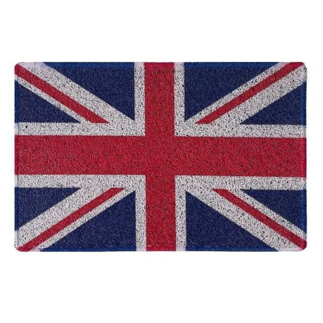 Nicoman Spaghetti Union Jack Flag Door Mat 60 x 40cm - England - Size ...