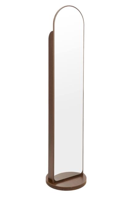 Living and Home Rotating Full-Length Mirror with Magazine Rack in ...