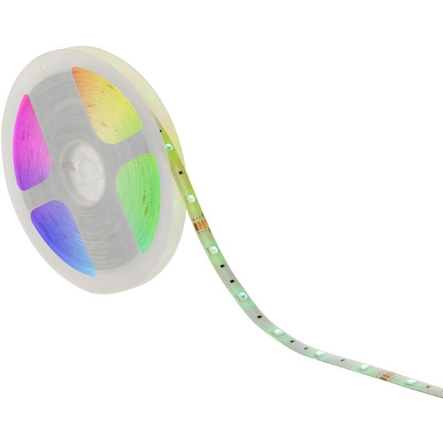 Loops SMART Flexible LED Tape Light - 5m Reel - Dimmable 36W RGB LEDs ...