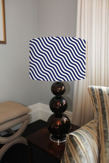 Benjamin Tate Design wavey lines ceiling lamp shade in Natural by ...
