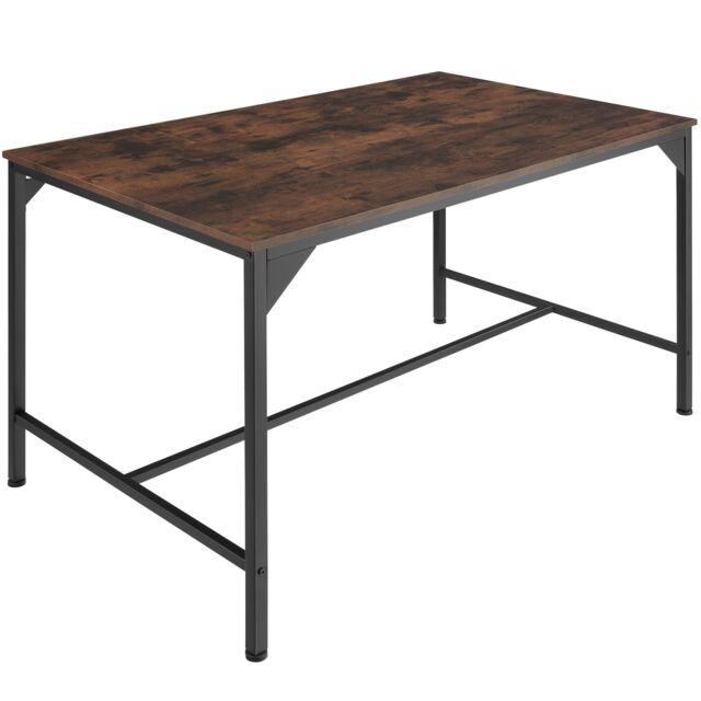 tectake Dining Table Belfast in Brown by Debenhams | ufurnish.com
