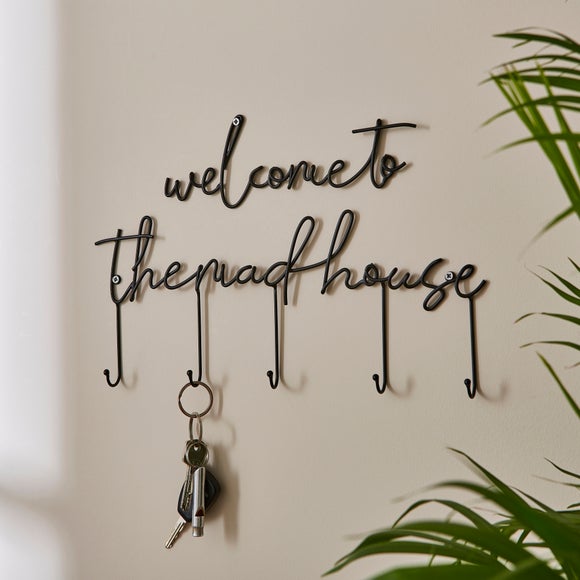 Welcome to the Madhouse Wire Key Hooks by Dunelm | ufurnish.com