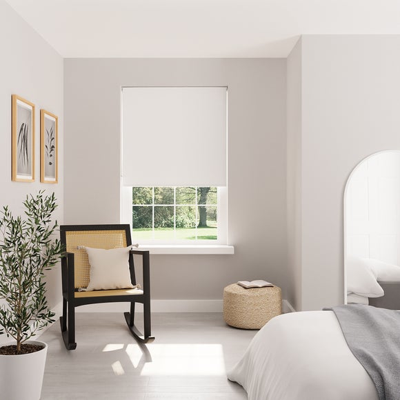 Plain Simply Fit Blackout Roller Blind by Dunelm | ufurnish.com