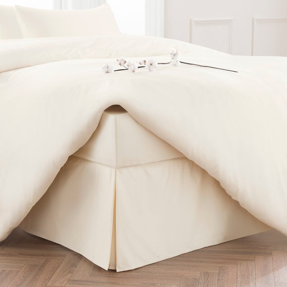 Dorma Smooth & Soft 300 Thread Count 100% Cotton Sateen Valance Sheet ...
