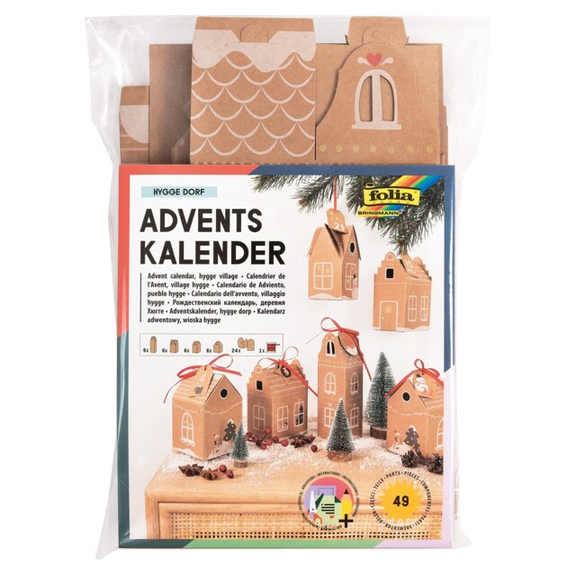 9385 - Hygge Village Advent Calendar Set, Diy Craft Set With Gift by ...
