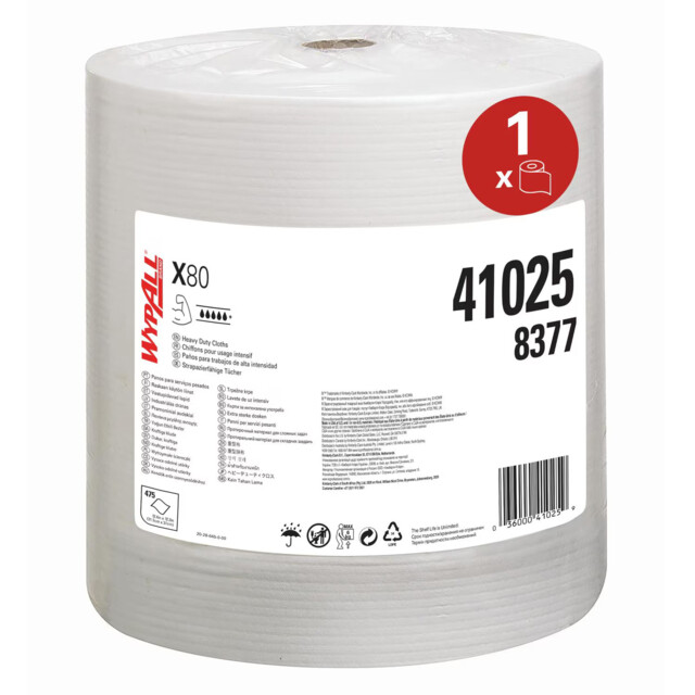 Wypall X80 Power Clean Paper Wiper Roll - 1 Roll by eBay | ufurnish.com