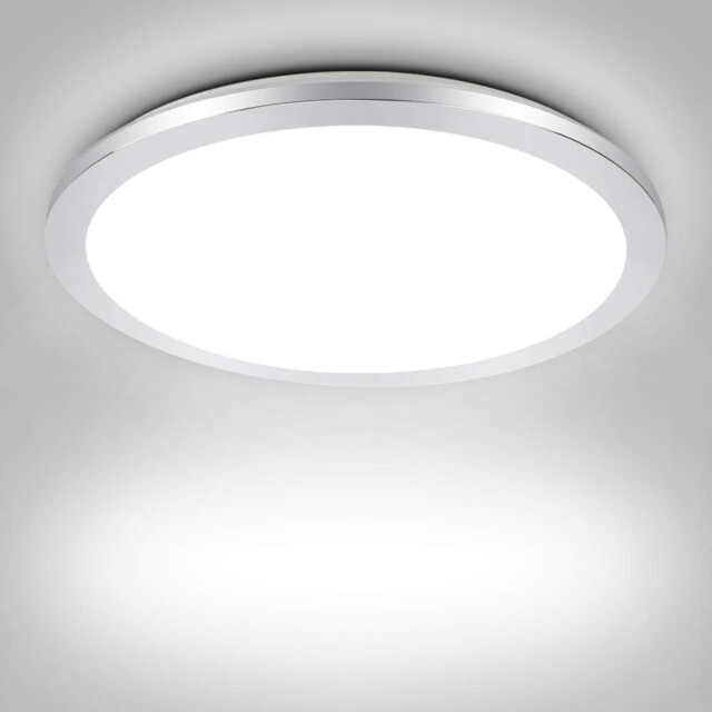 Padma Led Ceiling Light For Bathroom 18w Flush 18w, Cool White by eBay ...