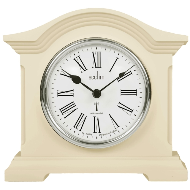 Acctim Chestfield Traditional Mantel Clock Radio Controlled Battery by ...