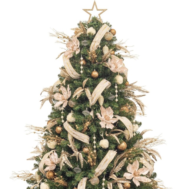 7ft Christmas Tree With Decorations And Lights Remote And Timer by eBay ...