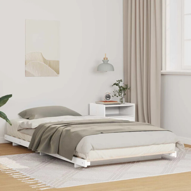 Floor Bed Frame White 80 X 220 Cm Solid Pine Wood Vidaxl by eBay ...