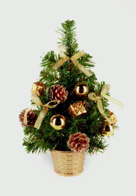 Premier Dressed Tree 30cm Gold by eBay | ufurnish.com
