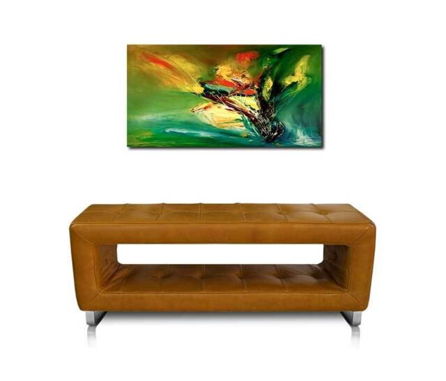 Narrow Corridor Leather Bench Only 30 Cm Deep Genuine Leather Real by ...