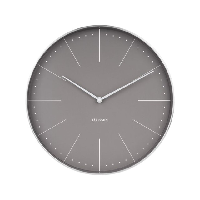 Karlsson Norman Station Wall Clock Grey by eBay | ufurnish.com
